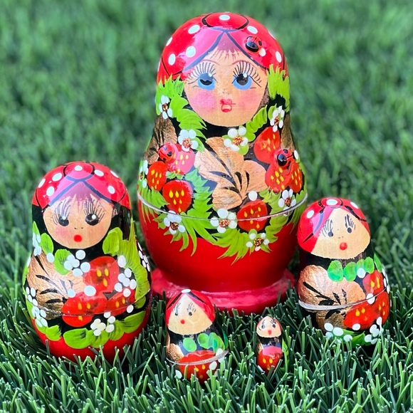 Accents | Vintage Ladybug Nesting Dolls | Poshmark